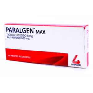 PARALGEN MAX 8 MG/600 MG X 10 TABLETAS. | la economia